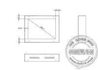 China 8 inch Wall Mount LCD Display for Video , Audio , Photo Ad Signage for sale