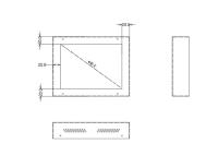 China 8 inch Wall Mount LCD Display for Video , Audio , Photo Ad Signage for sale