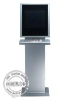 China Free standing advertising Kiosk Digital Signag display touch screen checking information keyboard for sale