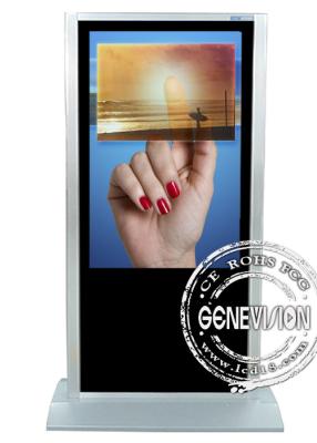 China 3000:1 52 inch Touch Screen Digital Signage Support English / French for sale