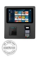 China Black Color Order Payment Thermal Printer Kiosk 15.6 Inch 1920x1080P Resolution for sale