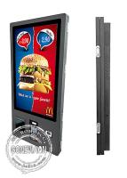 China Black 32 Inch Wall Mount Self Service Printing Kiosk For Bank Hotel for sale
