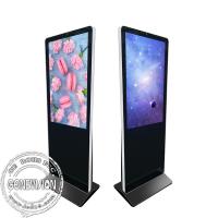 China 43 Inch Touch Screen Kiosk With Camera And Speaker Floor Standing Display for sale