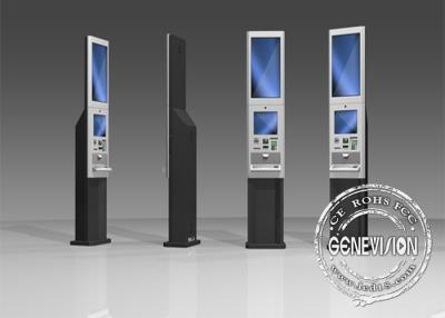 China 22 inch Checking information easy digital signage display stands windows system inside for sale