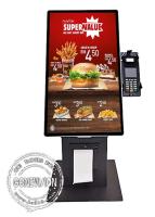 China Cashless 15.6 Inch Full HD 1080P Touch Screen Kiosk With Receipt Printer for sale