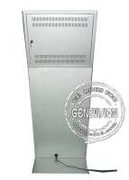 China Floor Standing Kiosk Digital Signage With Newspaper Shelf for sale