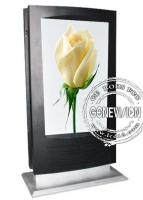 China 55 Inch Kiosk Digital Signage with 1500:1 Contrast Ratio for sale