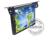 China 22 inch Ceiling Mount Auto Play LCD Video Bus Digital Signage TV Screen Monitors Flip Down Loop Video Display for sale