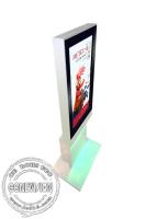 China Lcd advertising Touch Screen Kiosk , HD Digital Information Display android for sale