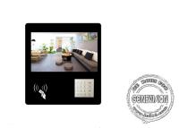 China FHD Smart Wall Mount LCD Display Wifi Digital Signage WITH Remote Managing Keypad Smart Digital Door Guard for sale