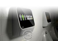 China 15 Inch Wall Mount LCD Display advertising / dynamic video toilet screen signage for sale