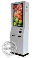 China 32 Inch Outdoor Capacitive Self Service Touch Screen Kiosk With Printer And Scanner for sale