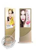 China 43inch Special stand HD vertical screen USB Kiosk Digital Signage display advertising totem for sale