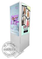 China Indoor 55 Inch Screen Double Sided Kiosk For Shopping Mall Advertising for sale