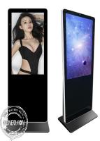 China Win10 43 Inch Indoor 4K UHD Interactive Touch Screen Kiosk With HD Camera for sale