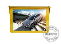 China 19 inch Roof Mount Bus Digital Signage Android WIFI 4G GPS LCD Bus Advertising Screen for sale