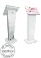 China Multi Touch Screen Kiosk Media Player , Floor Standing Touch Display for sale