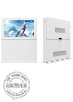 China Landscape Standing Capacitive Digital Outdoor Kiosk 4K IP65 Waterproof for sale