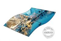 China Multi Shaped Round Or Curved Flexible OLED Splicing Screen For Mall for sale