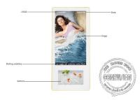 China Wall Hanging Vertical Digital Photo Frame / Elevator Digital Signage Display 21.5 Inch Super Slim for sale