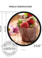 China 23.6 Inch Circular Touch Screen Kiosk , HD Round Circular TV Advertising Screen for sale