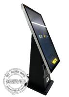 China 15.6 Inch 1080P 400nits Capacitive Touch Screen Self Service Payment Kiosk On Table Apple VAS for sale
