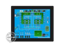 China 15 17 19 Inch Industrial Embedded Touch Screen Monitor Display PC Win 10 OS for sale