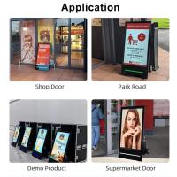 China High Temperature Semi LCD Waterproof Outdoor Advertising Player Built In Battery for sale