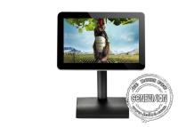 China 10.1inch Desktop Rotate Restaurant Touchscreen Ordering Machine DC Powered Android Advertising Media Player for sale