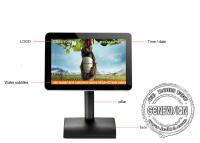 China 10.1inch Desktop Rotate Restaurant Touchscreen Ordering Machine DC Powered Android Advertising Media Player for sale