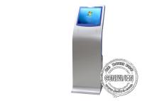 China Printer Interactive Touch Screen Kiosk Digital Signage Podium Support Receipt Printing for sale