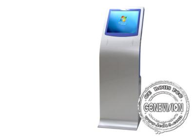 China Printer Interactive Touch Screen Kiosk Digital Signage Podium Support Receipt Printing for sale