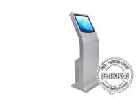 China Printer Interactive Touch Screen Kiosk Digital Signage Podium Support Receipt Printing for sale