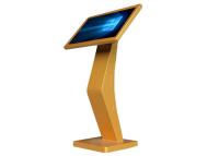 China Golden Color shopping mall kiosk touch screen Kiosk monitor advertising , MAD -215T-P for sale
