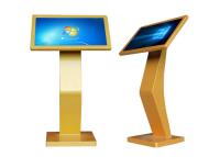 China Golden Color shopping mall kiosk touch screen Kiosk monitor advertising , MAD -215T-P for sale