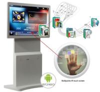 China 43inch Rotatable Kiosk Digital Signage, Android 7.1 Wifi Rotate Screen Lcd Advertising Stand, Multi-touch on option for sale