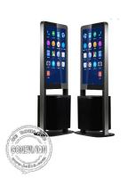 China 49 Inch Indoor Trash Bin Advertising Kiosk Lcd Screen With Free Managing Software for sale