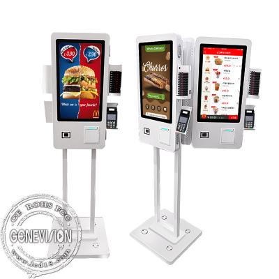 China Wifi LCD Digital Signage Self Service With Ordering Payment Scanning Analytics for sale