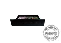 China Curved LCD Screen Counter Desktop 10.1inch IPS Panel Digital Coin Tray Media Player for sale