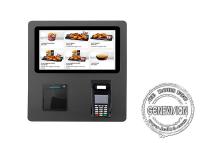 China 15.6 Inch Automatic Self Service Kiosk Ordering Payment Machine For Resaurant Kfc Mc for sale