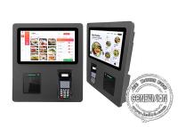 China 15.6 Inch Automatic Self Service Kiosk Ordering Payment Machine For Resaurant Kfc Mc for sale
