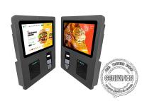 China 15.6 Inch Automatic Self Service Kiosk Ordering Payment Machine For Resaurant Kfc Mc for sale
