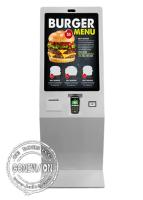 China 27 Inch Self Service Payment Kiosk Cash Coin Loader Dispenser Windows Capacitive Touch Screen for sale