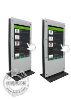 China Pcap Touch Screen Digital Signage Dual Screen Totem Computer Kiosk Double Side 1080p Smart for sale