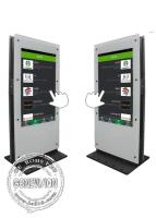 China Pcap Touch Screen Digital Signage Dual Screen Totem Computer Kiosk Double Side 1080p Smart for sale