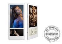 China 18.5 10.1 Inch Dual Screen Lcd Display Wall Mount Vertical Elevator Advertising for sale
