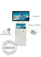 China PCAP Landscape LCD Touch Screen Digital Signage Information Kiosk , Plug Socket Touch Computer Totem for sale