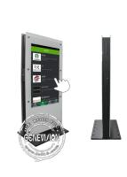 China Double IPS Screen Indoor 1920*1080 Touch Screen Kiosk Digital Signage All In One Pc Display for sale