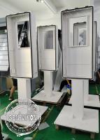 China Camera Microphone Quick Service Kiosk With Printer Qr Code Scanner Logo Printing for sale