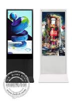 China 55 Inch Touch Screen Kiosk Floor Standing Lcd Android Advertising Player for sale